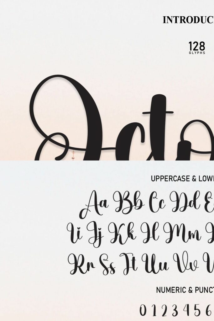 October | Script Font – MasterBundles