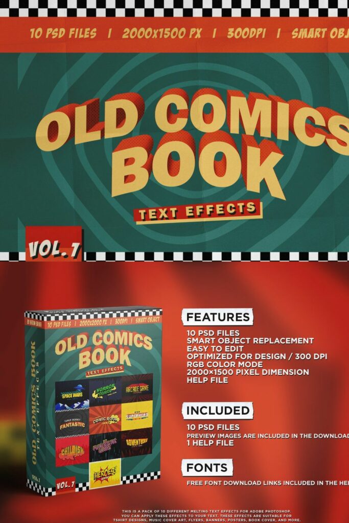 Old Comics Book Text Effects Vol.1 – MasterBundles