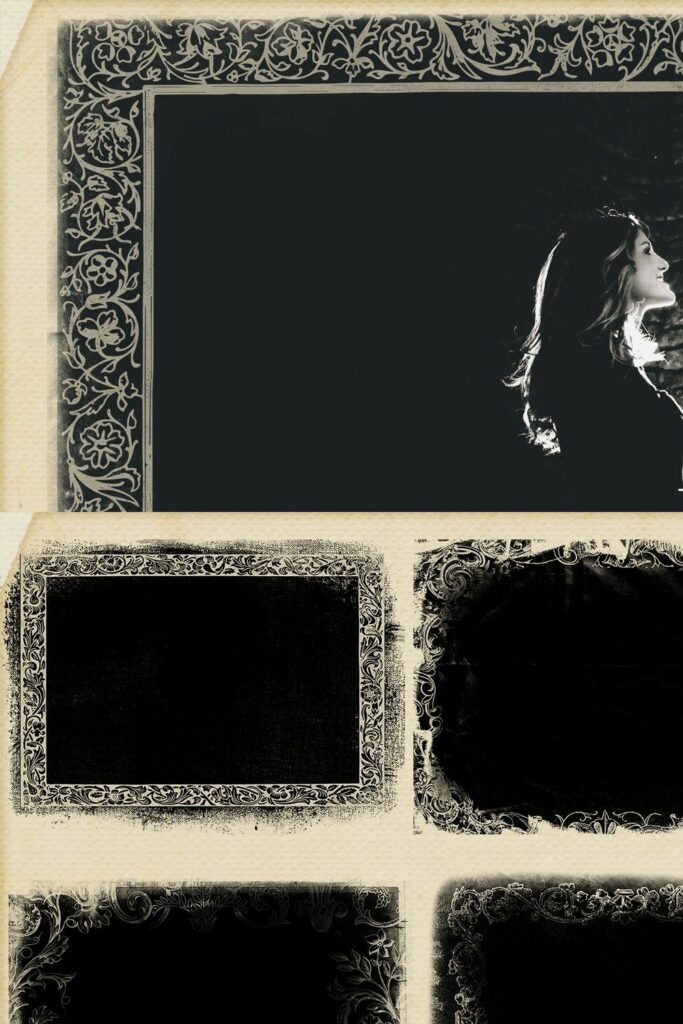 Ornate Grunge Clipping Masks – MasterBundles
