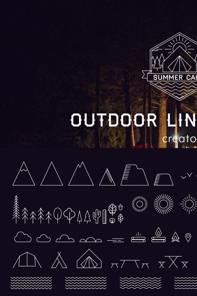 Outdoor Line Badges Creator – MasterBundles