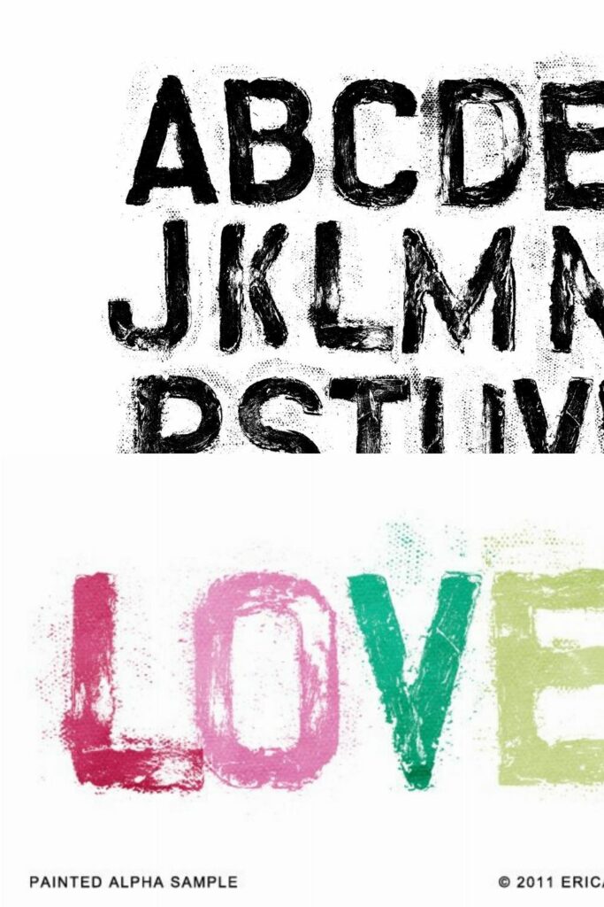 Painted Alpha Brush Set – MasterBundles