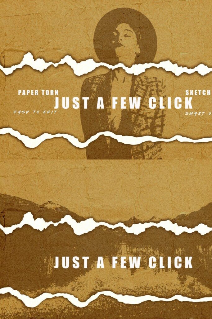 Paper Torn Sketch Photo Effect – MasterBundles