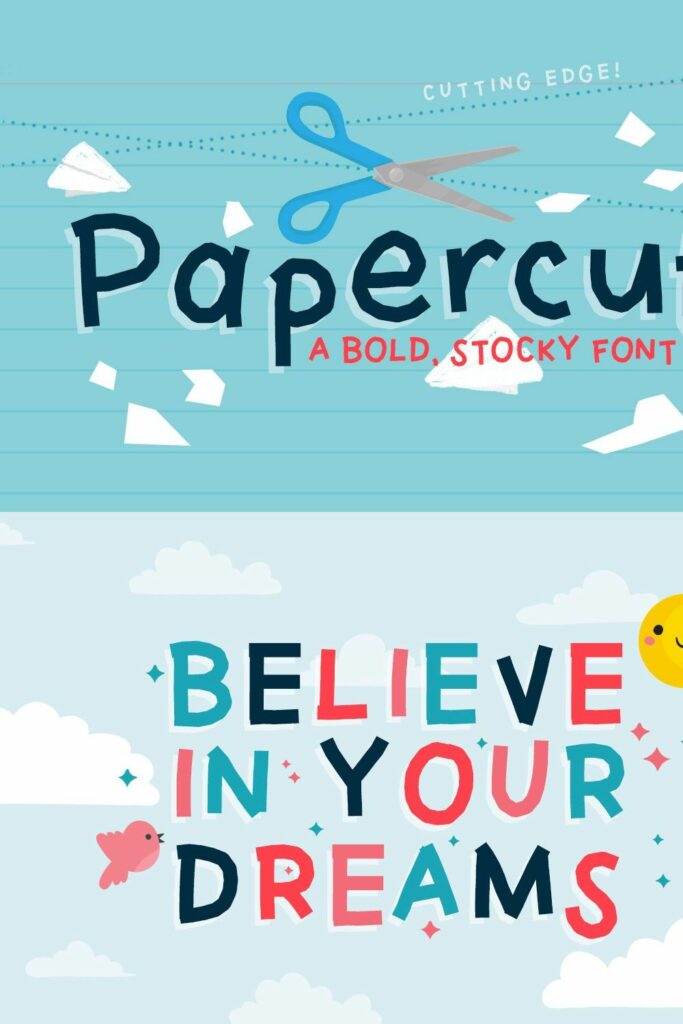 Papercut Font – MasterBundles
