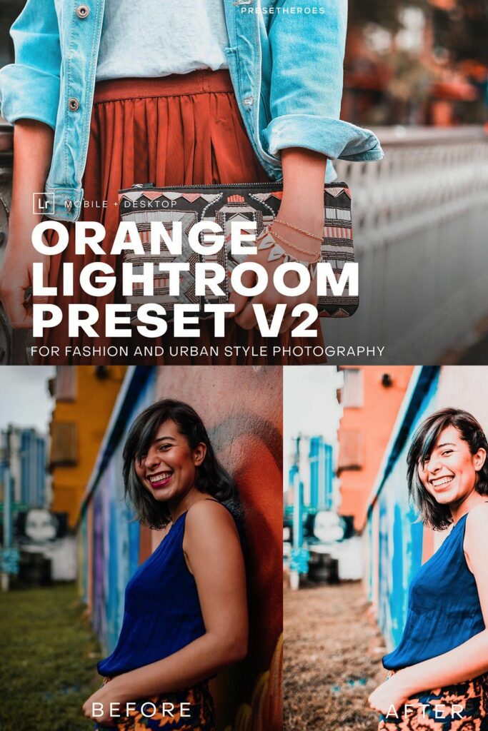 PH Orange Lightroom Presets V2 – MasterBundles