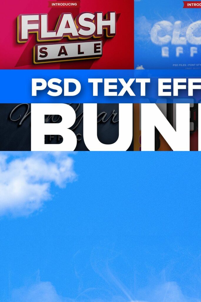 Photoshop 3D text effects BUNDLE 2 – MasterBundles