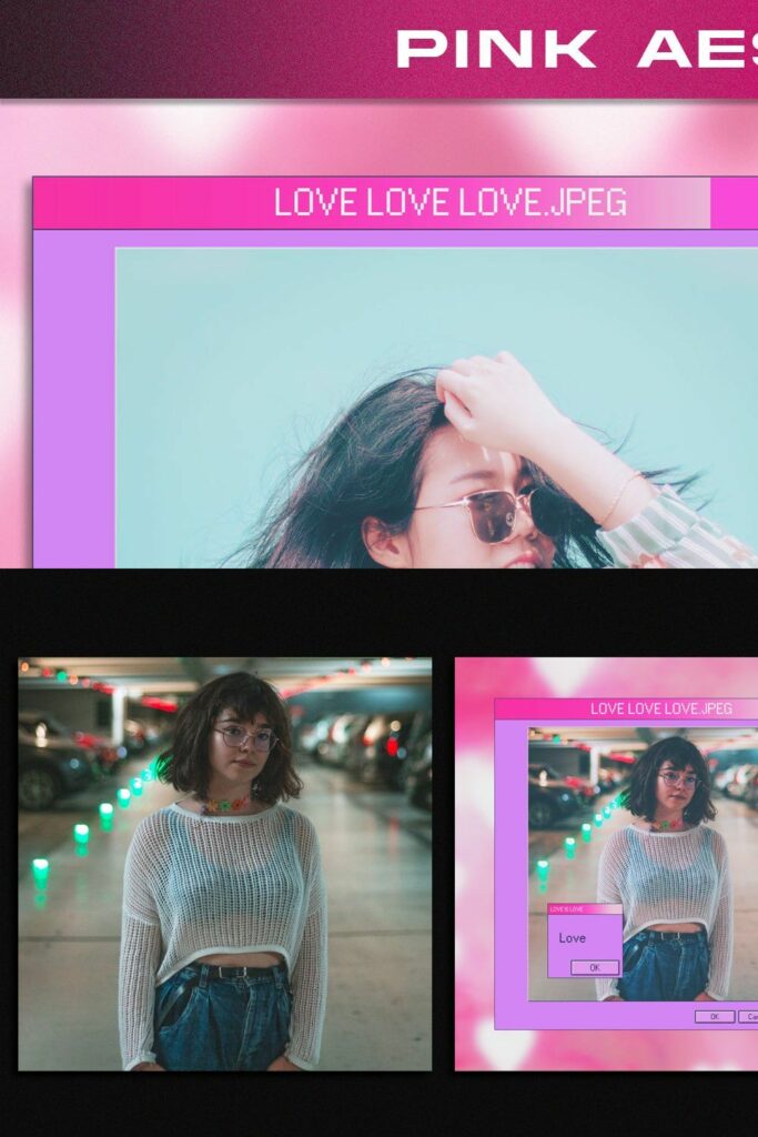 Pink Aesthetics Template – MasterBundles