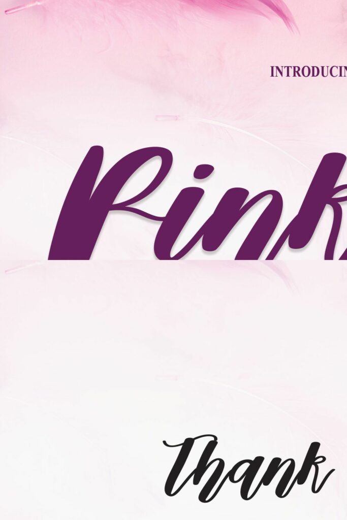 Pinkink | Script Font – MasterBundles