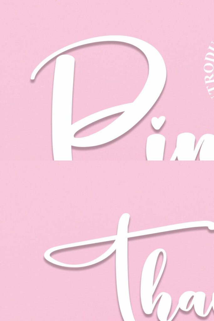 Pinky | Script Font – MasterBundles