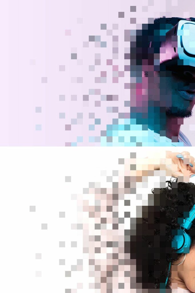 Pixel Dispersion Photo Effect – MasterBundles