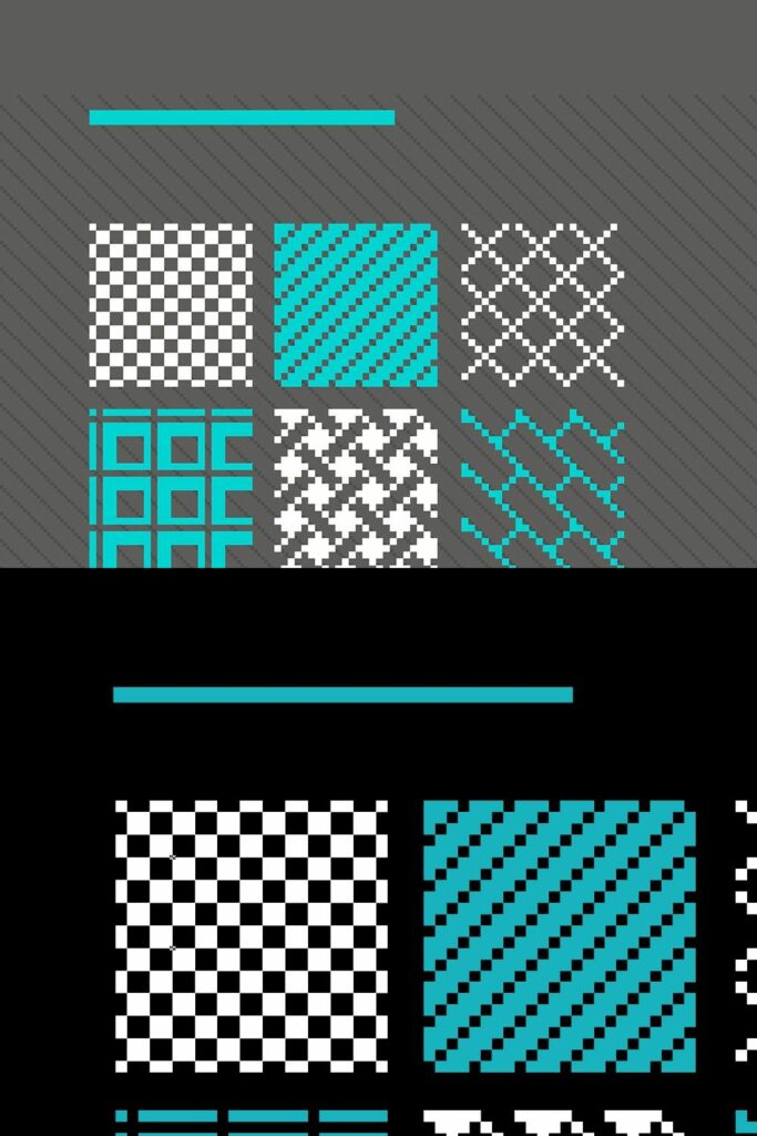 Pixelpaint Pixel art patterns – MasterBundles