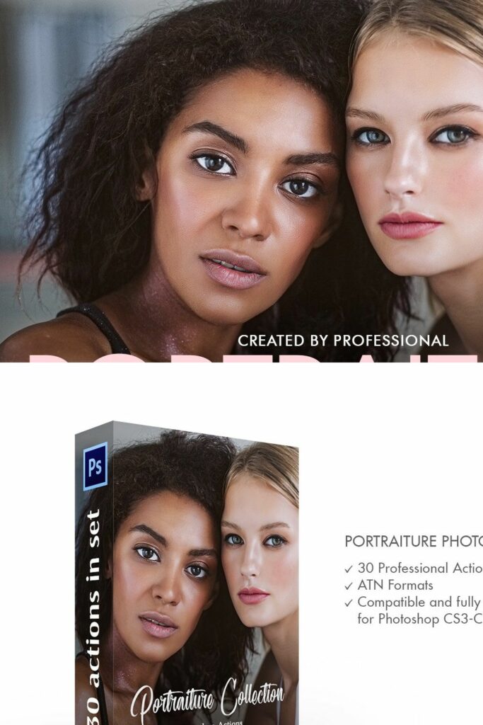 Portraiture Photoshop Actions – MasterBundles