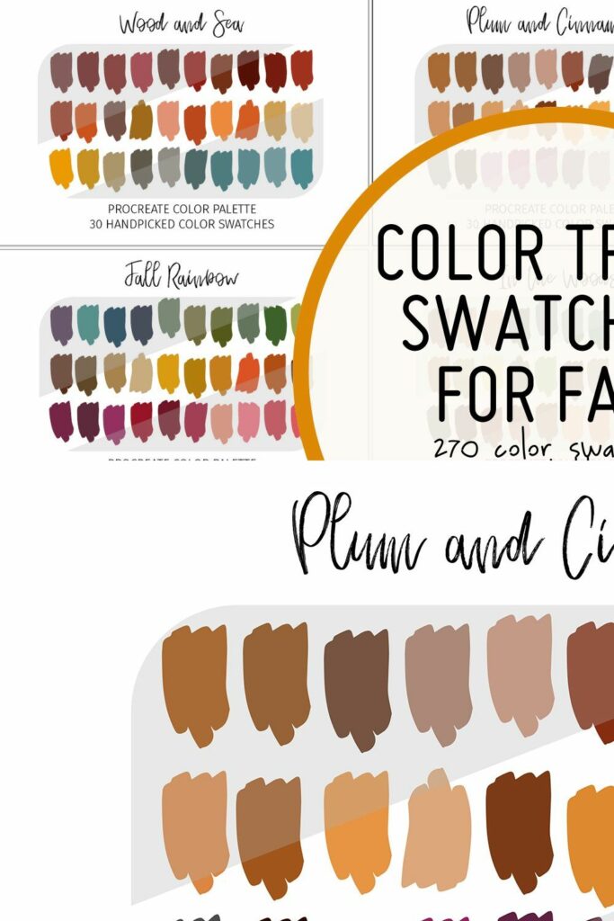 Procreate Fall Color Palette Bundle – MasterBundles