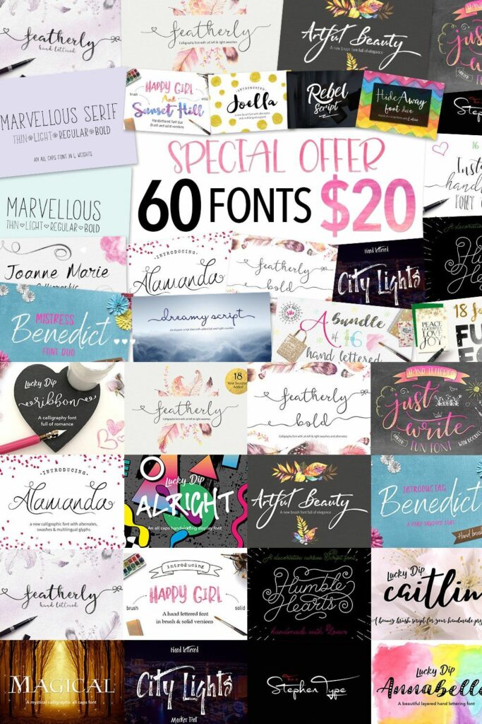 Procreate Font Bundle – MasterBundles