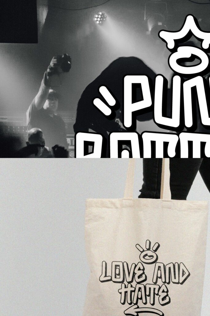 Punk Rotten - Monoline Graffiti Font – MasterBundles