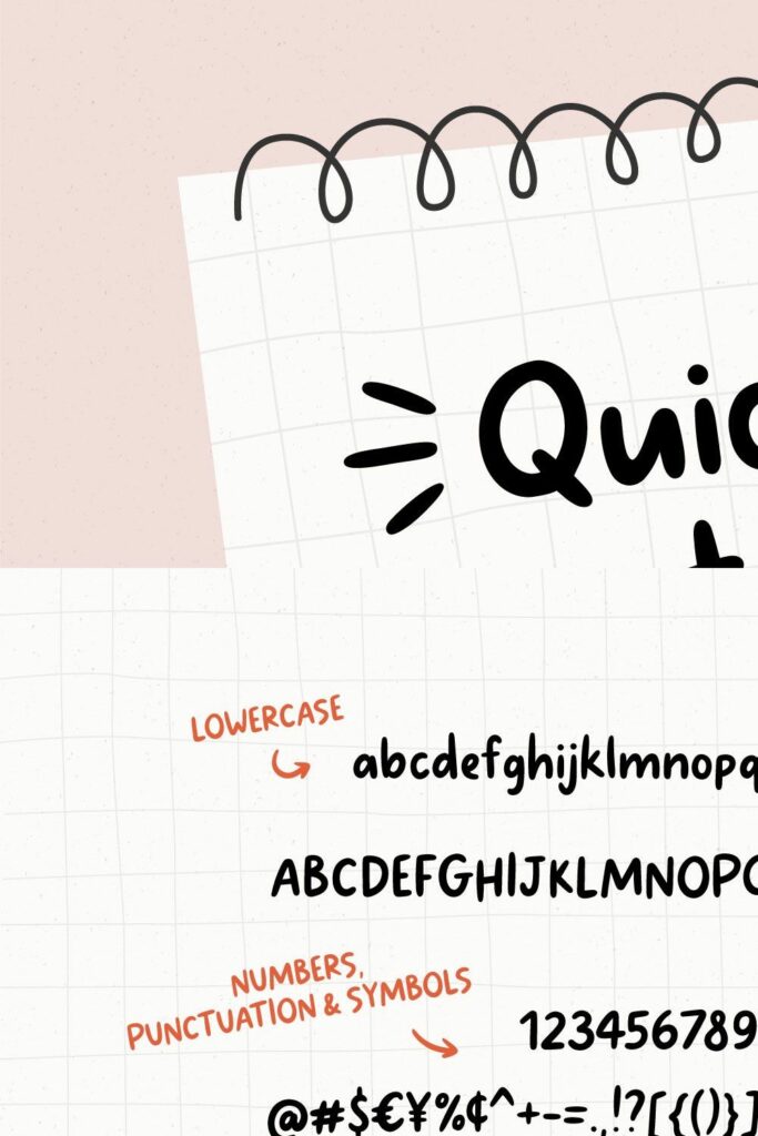 Quick notes | Handwritten Font – MasterBundles