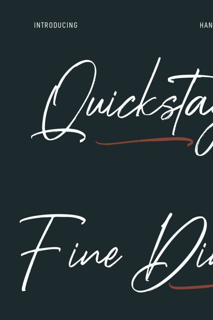 Quickstages Brush Script Font – MasterBundles