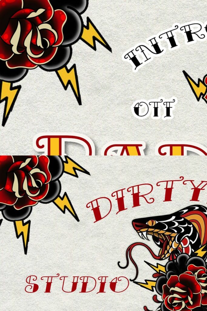 Radtrad Classic Tattoo Font – MasterBundles