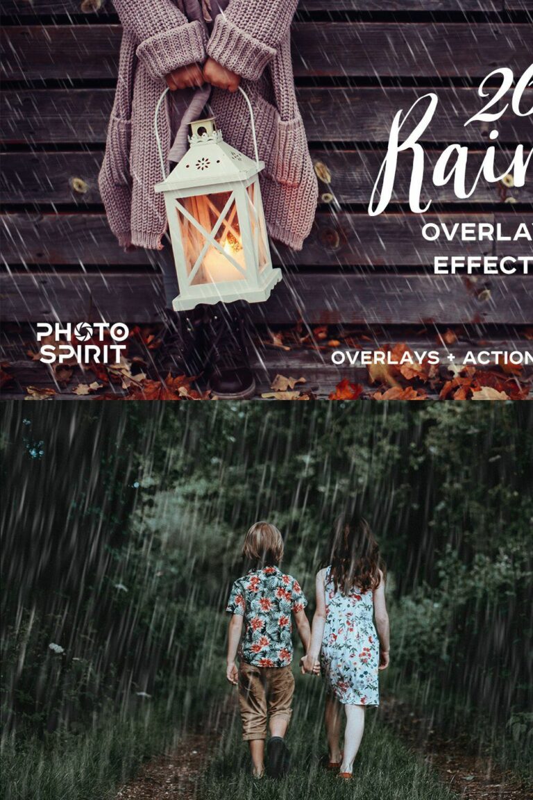 Rain Overlay Effects – MasterBundles
