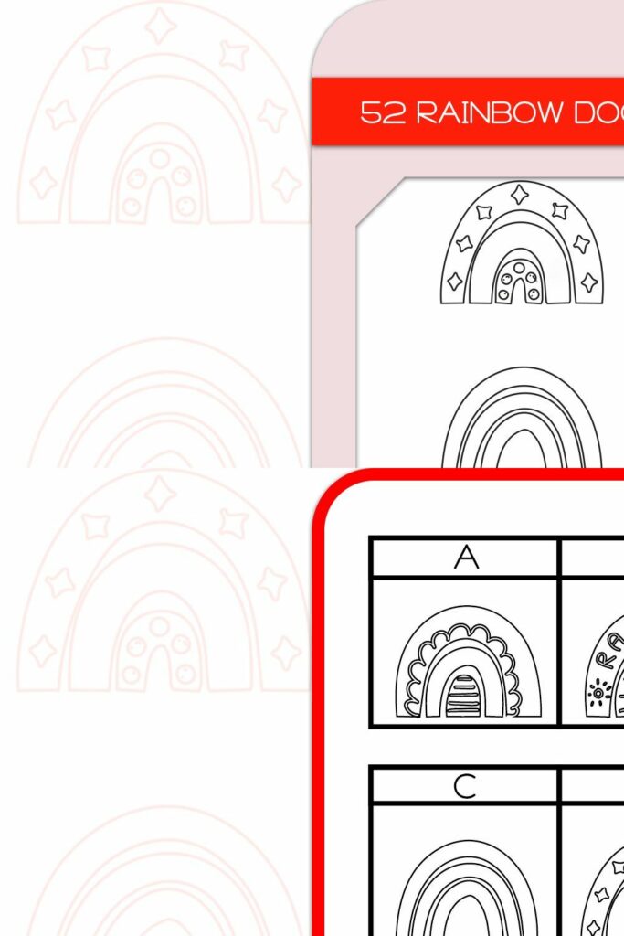 Rainbow Doodles - Dingbats Font – MasterBundles