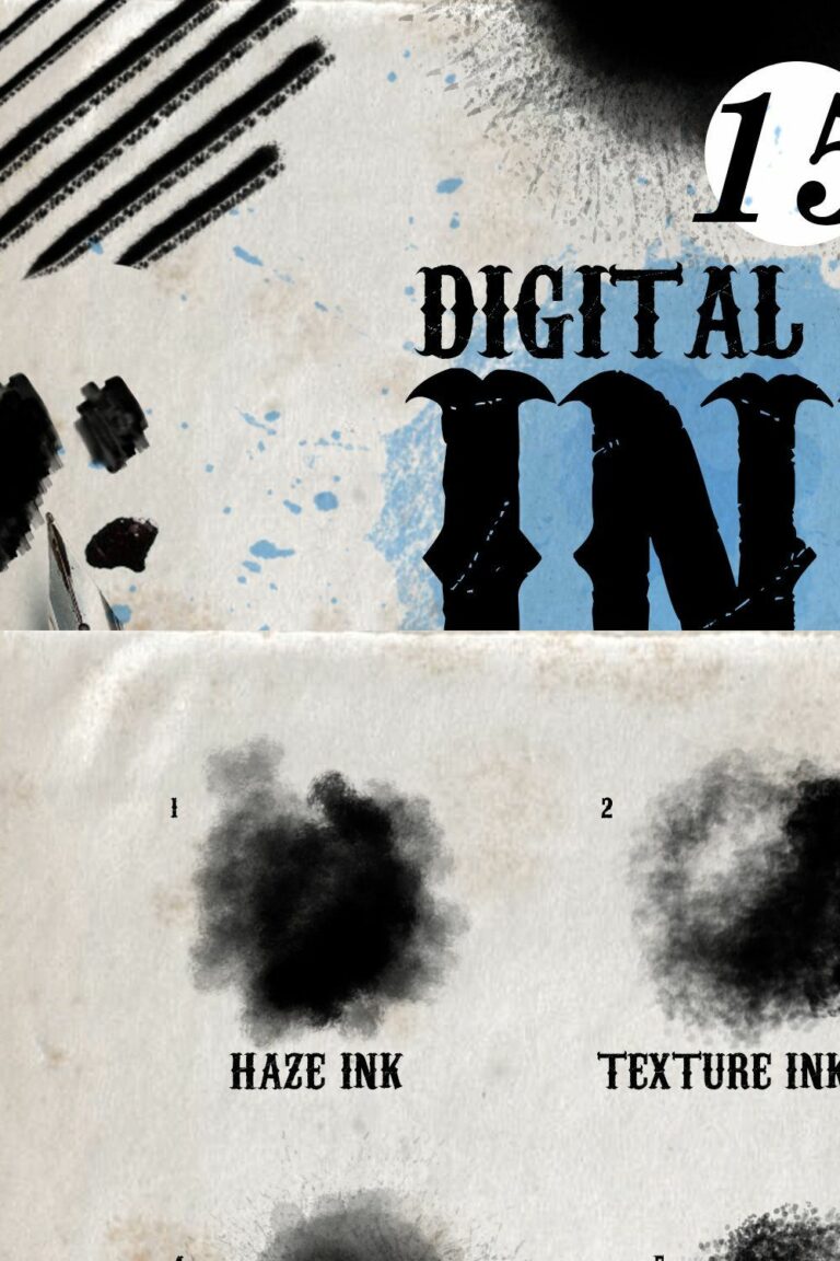 Real Ink Brushes for Photoshop – MasterBundles