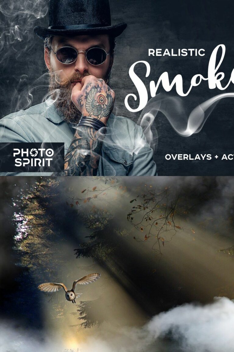 Realistic Smoke Overlays Photoshop – MasterBundles