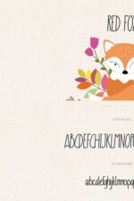 Red Fox Cute font - Kids font – MasterBundles