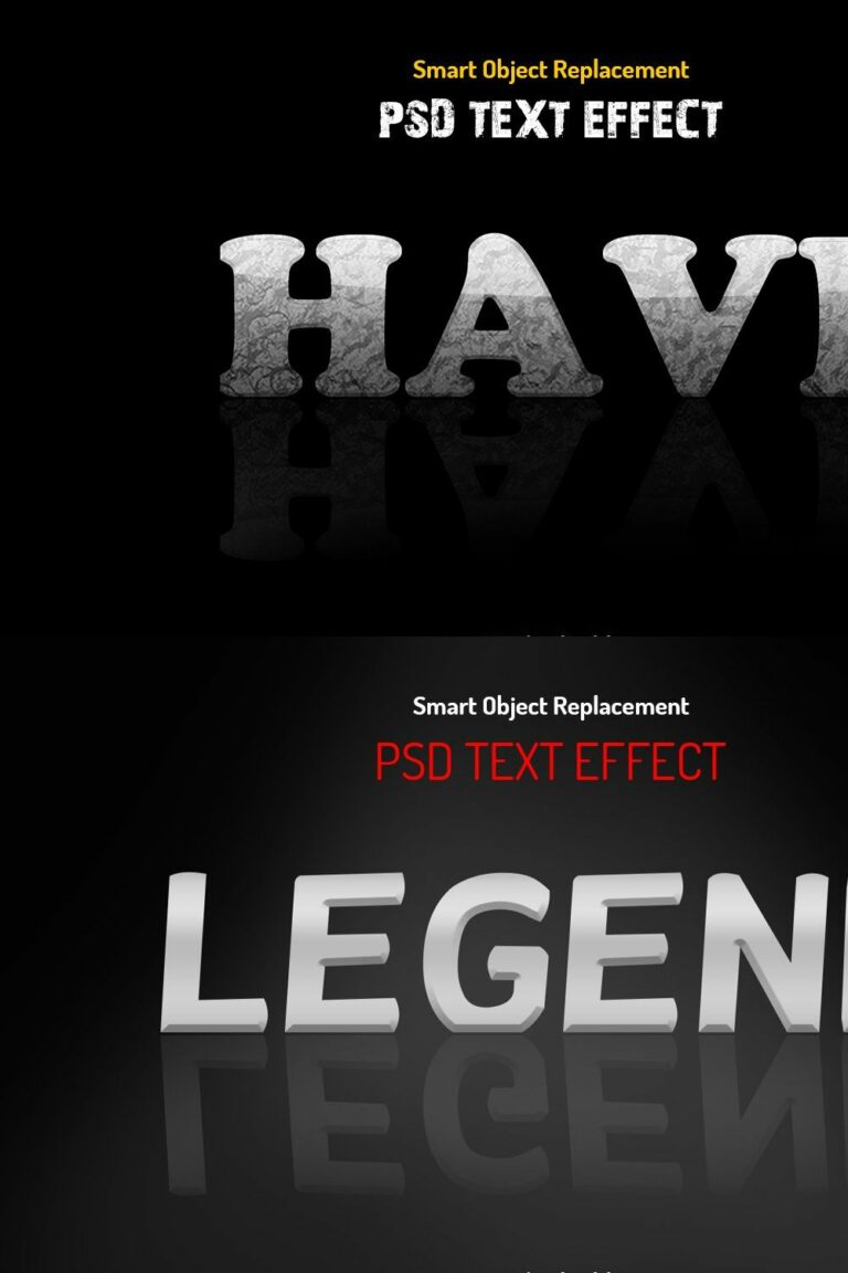 Reflection Text Effect – MasterBundles