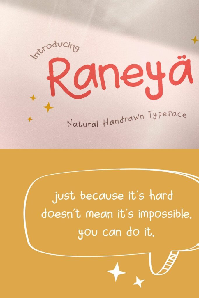 Renaya - Cute Girl Font – MasterBundles