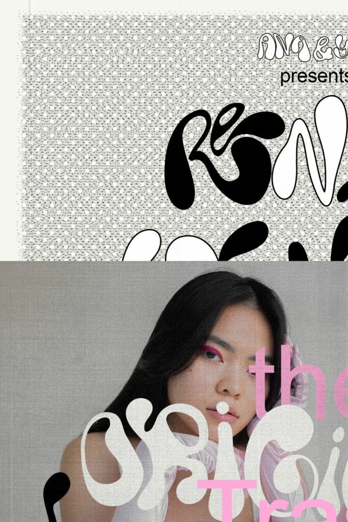 Rendi Wendy a chunky trippy font – MasterBundles