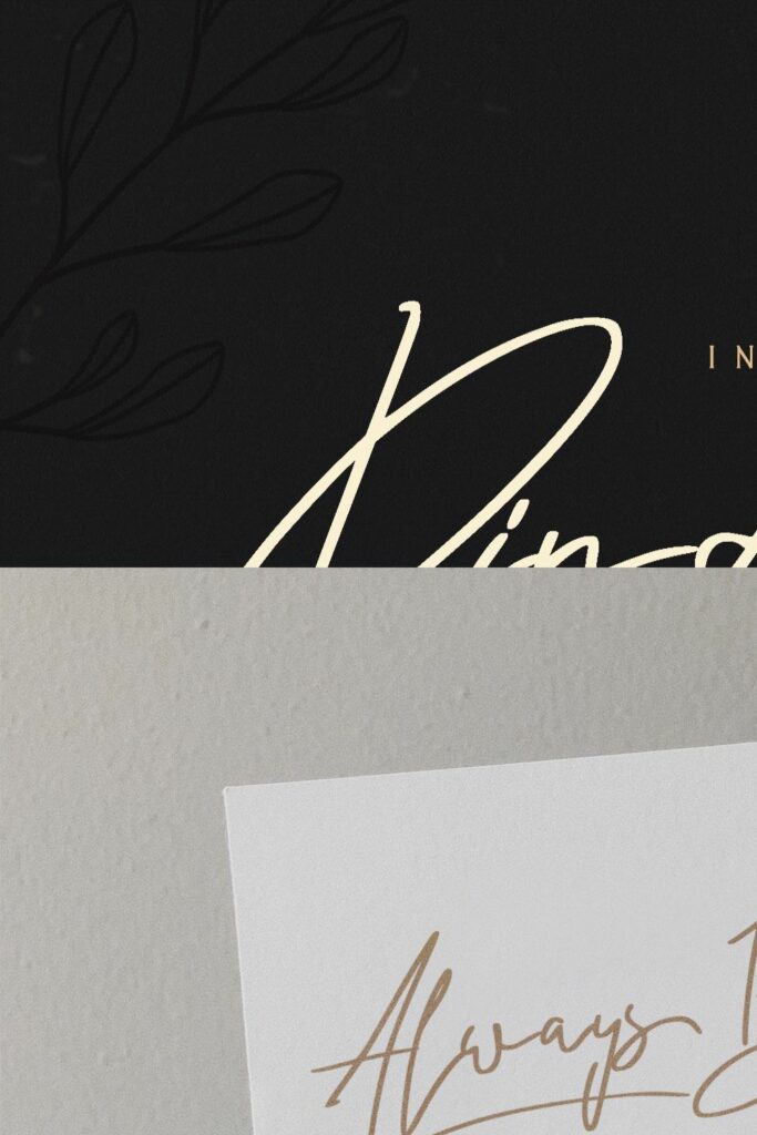 Rindu Alam - Signature Script Font – MasterBundles