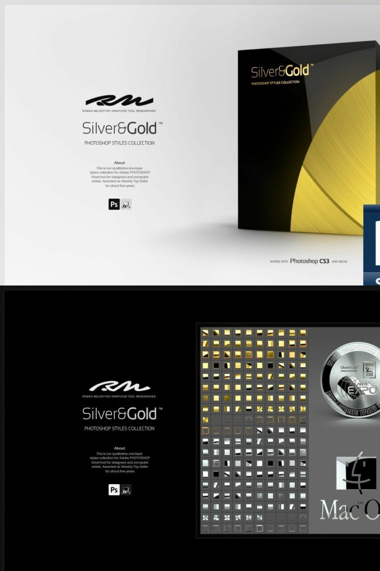 RM Silver & Gold (PS styles) – MasterBundles