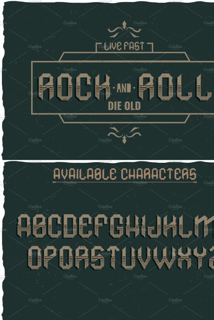 Rock And Roll Label Typeface – MasterBundles