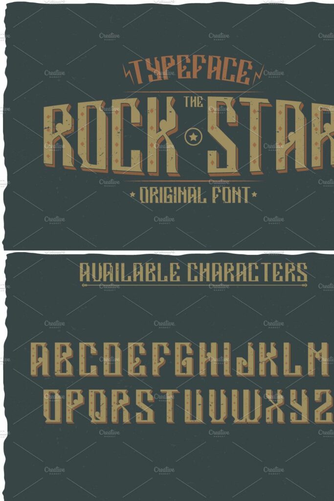 Rockstar Label Typeface – MasterBundles