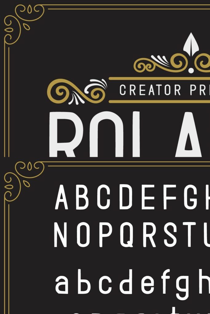 Rolando Vintage Font – MasterBundles