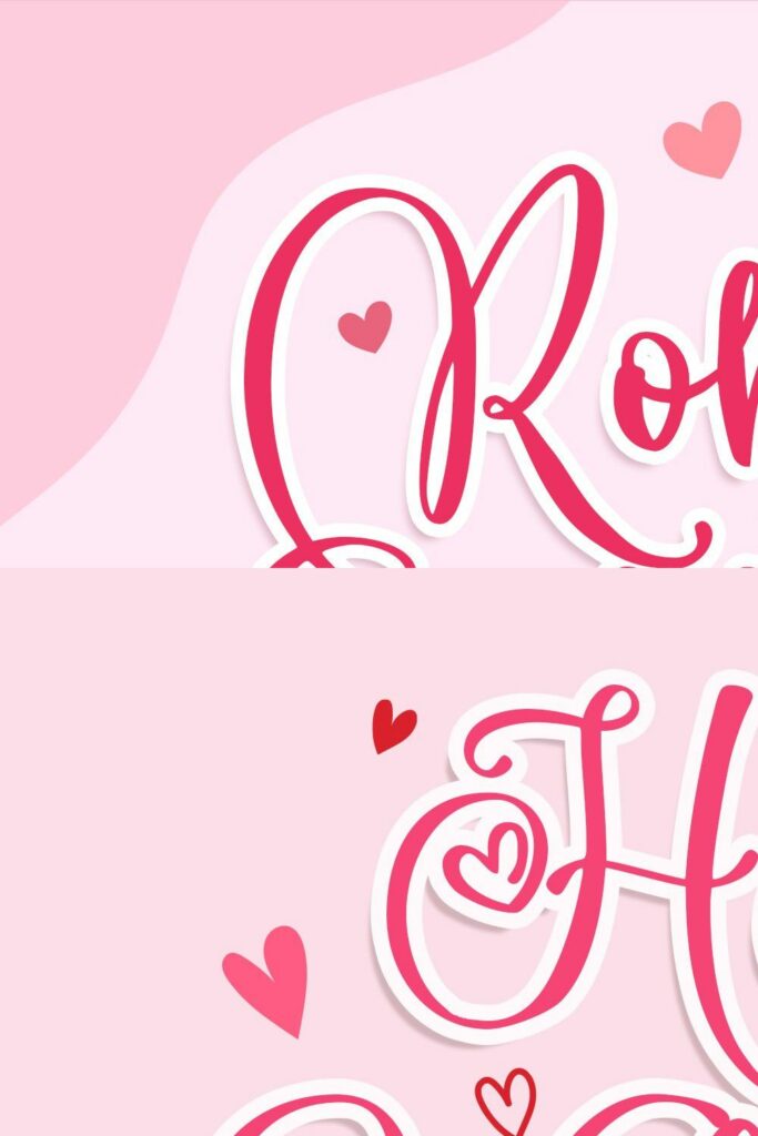 Romantic Heart - Script Font – MasterBundles