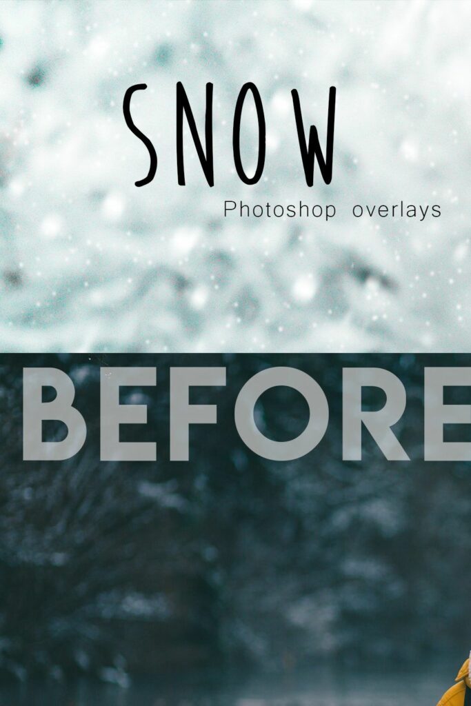Snow - Photoshop Overlay – MasterBundles