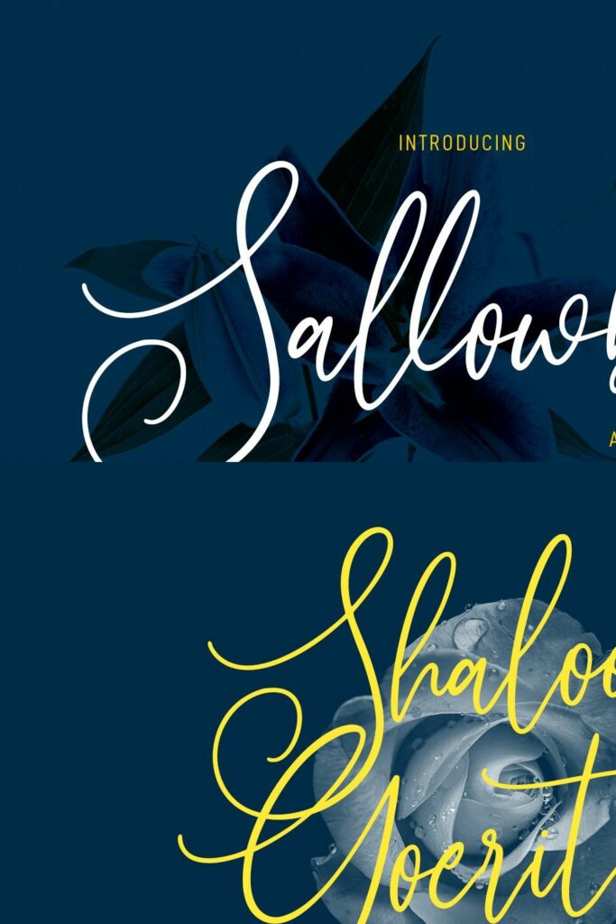 Sallowbliss Cursive Script Font – MasterBundles