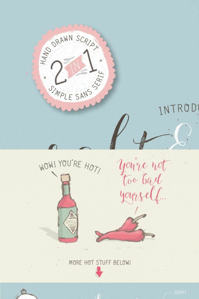 Salt & Pepper font duo – MasterBundles