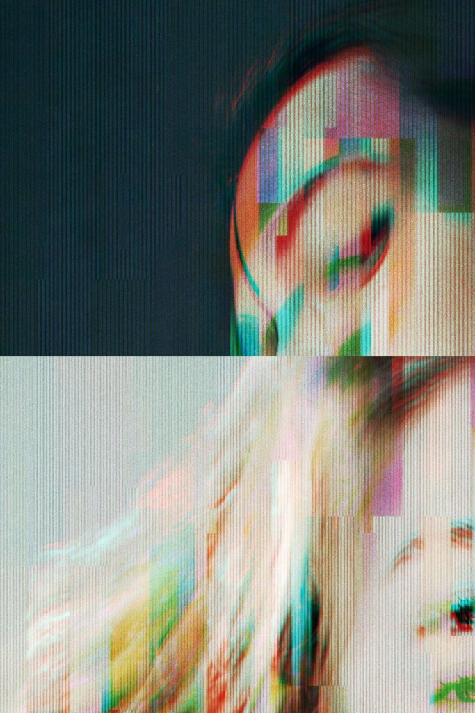 Screen Glitch Photo Effect – MasterBundles