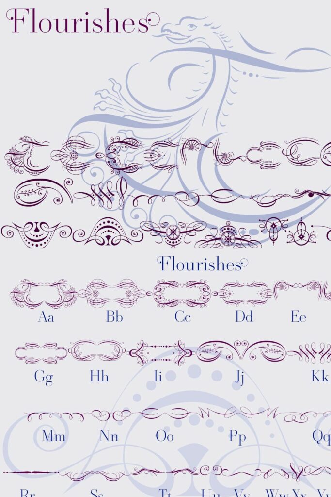 Scrolls and Flourishes – MasterBundles
