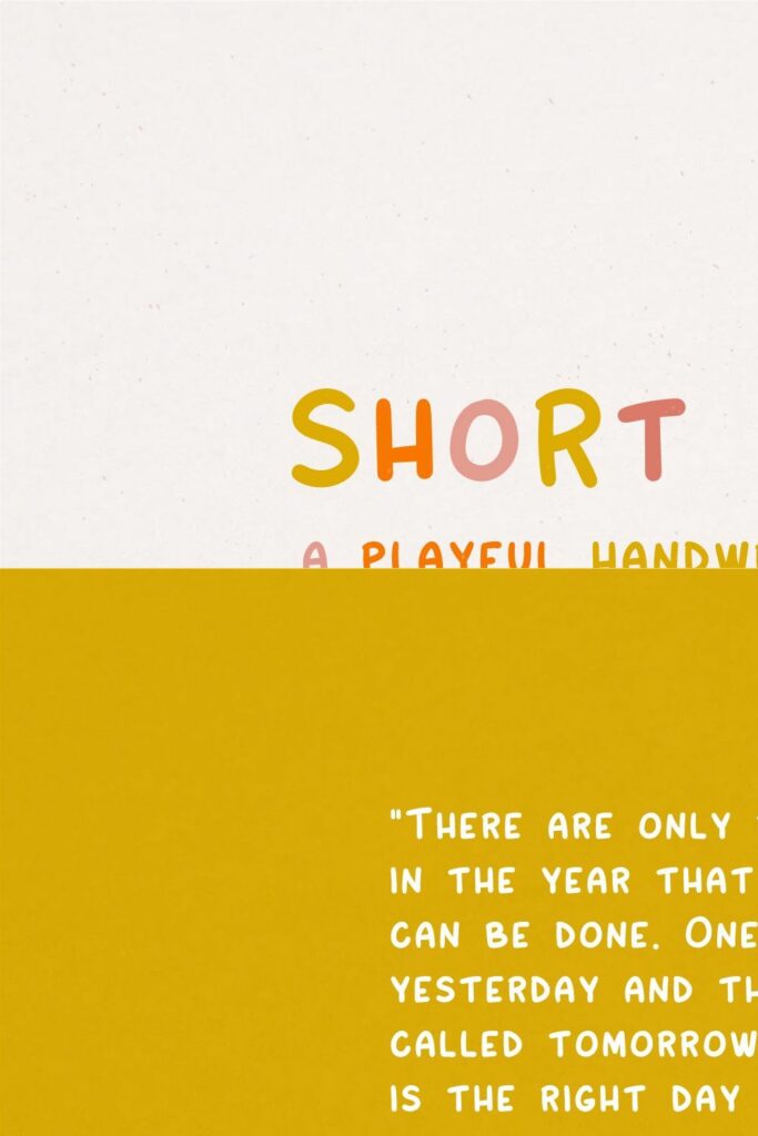 Short Poem - Handwritten font – MasterBundles