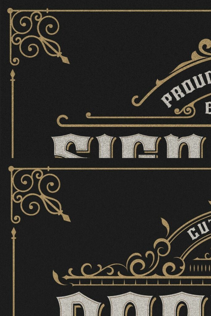 Sign Rover a Vintage Sign Font – MasterBundles