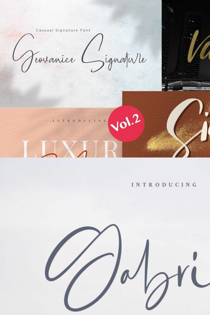 Signature Font Bundle Vol 2 – MasterBundles