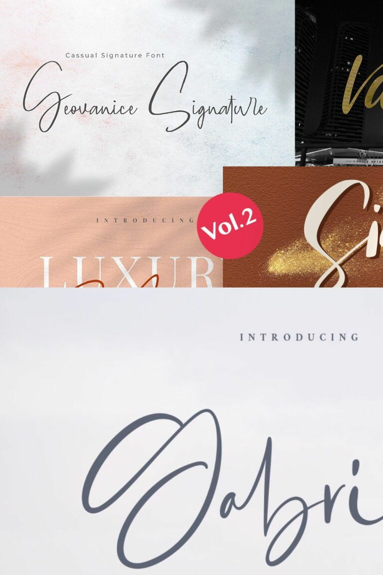 Signature Font Bundle Vol 2 – MasterBundles