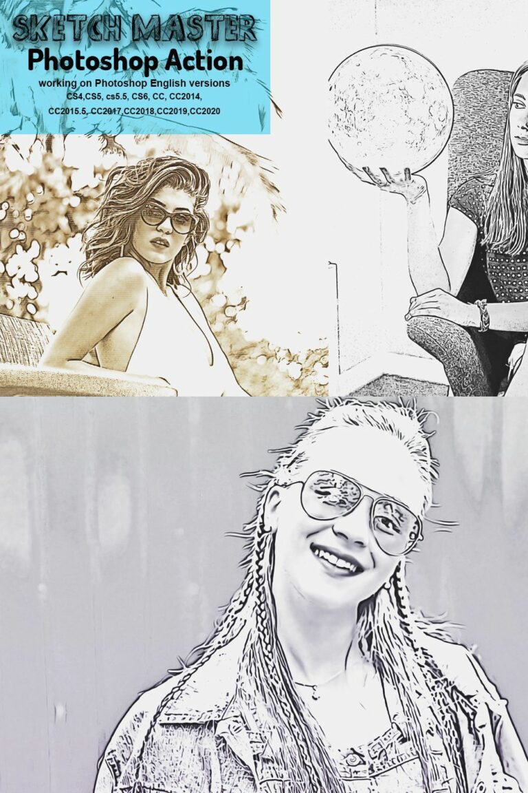 Sketch Master Photoshop Action – MasterBundles
