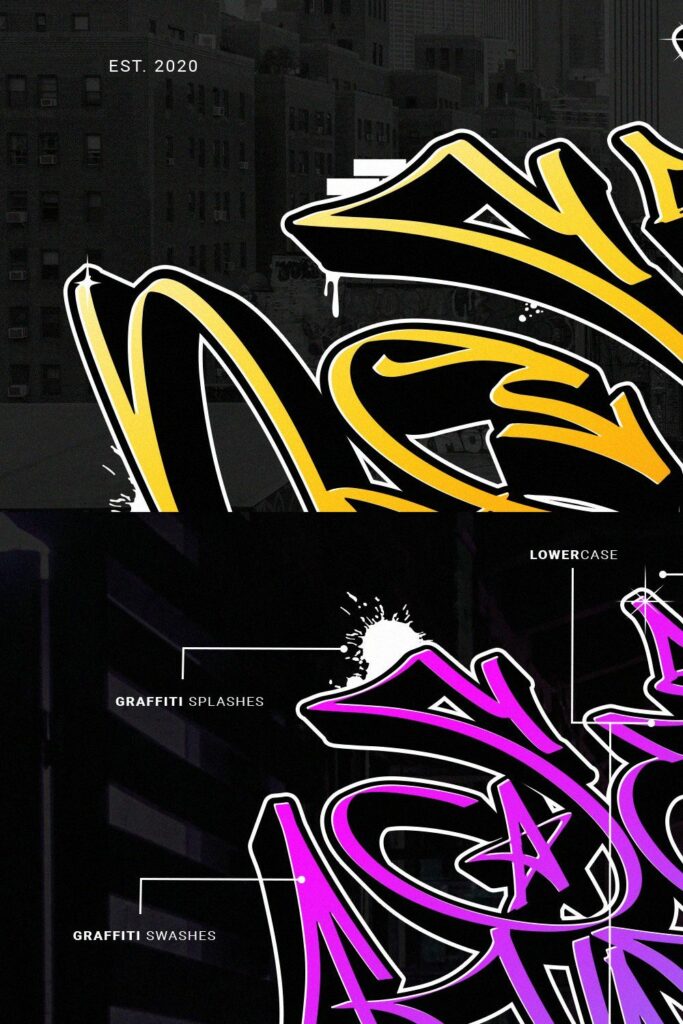 Skypilot | Layered Graffiti Font – MasterBundles
