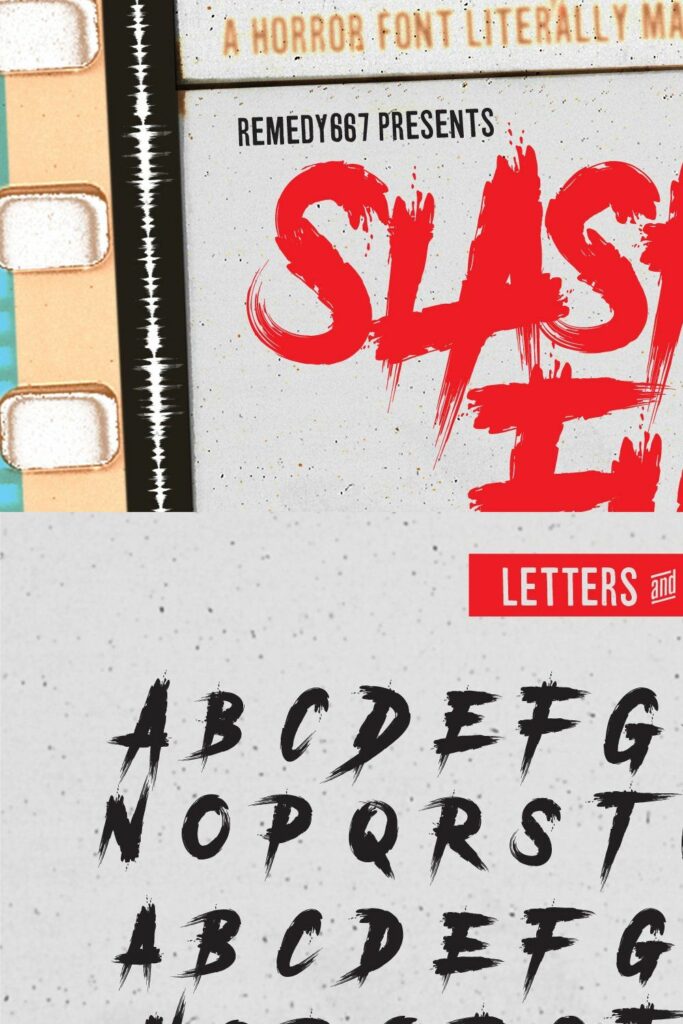 Slasher Flick - Horror Font – MasterBundles