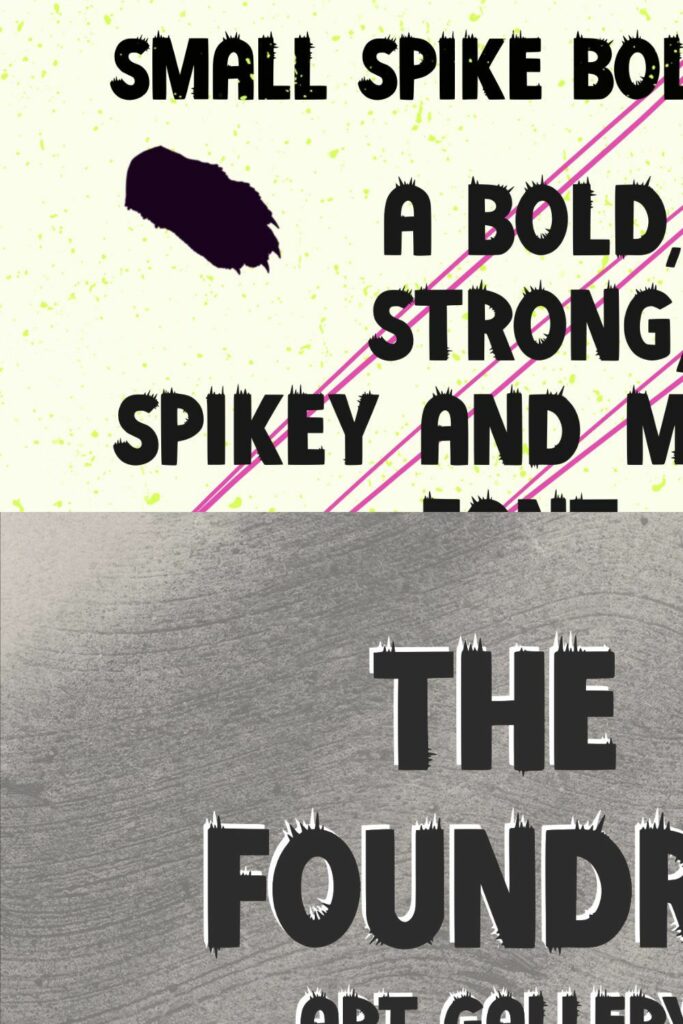 Small Spikey Font – MasterBundles