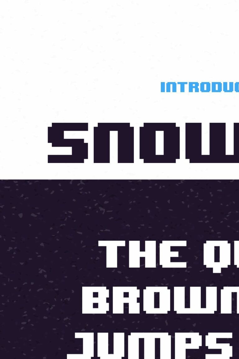Snowbro Pixel Font – MasterBundles