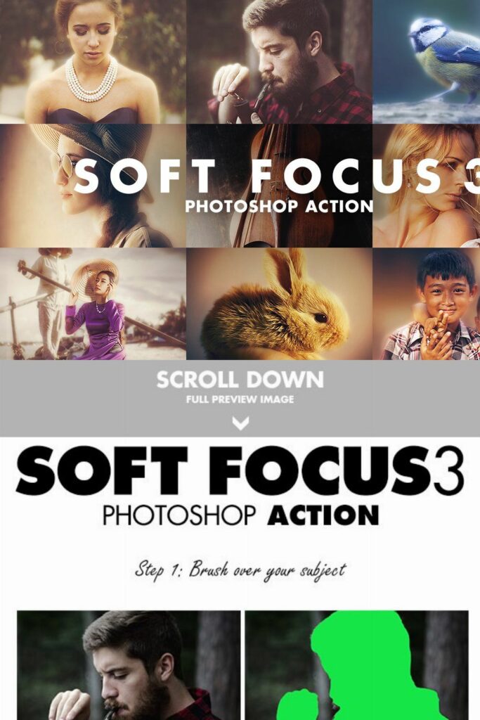 Soft Focus 3 Photoshop Action – MasterBundles